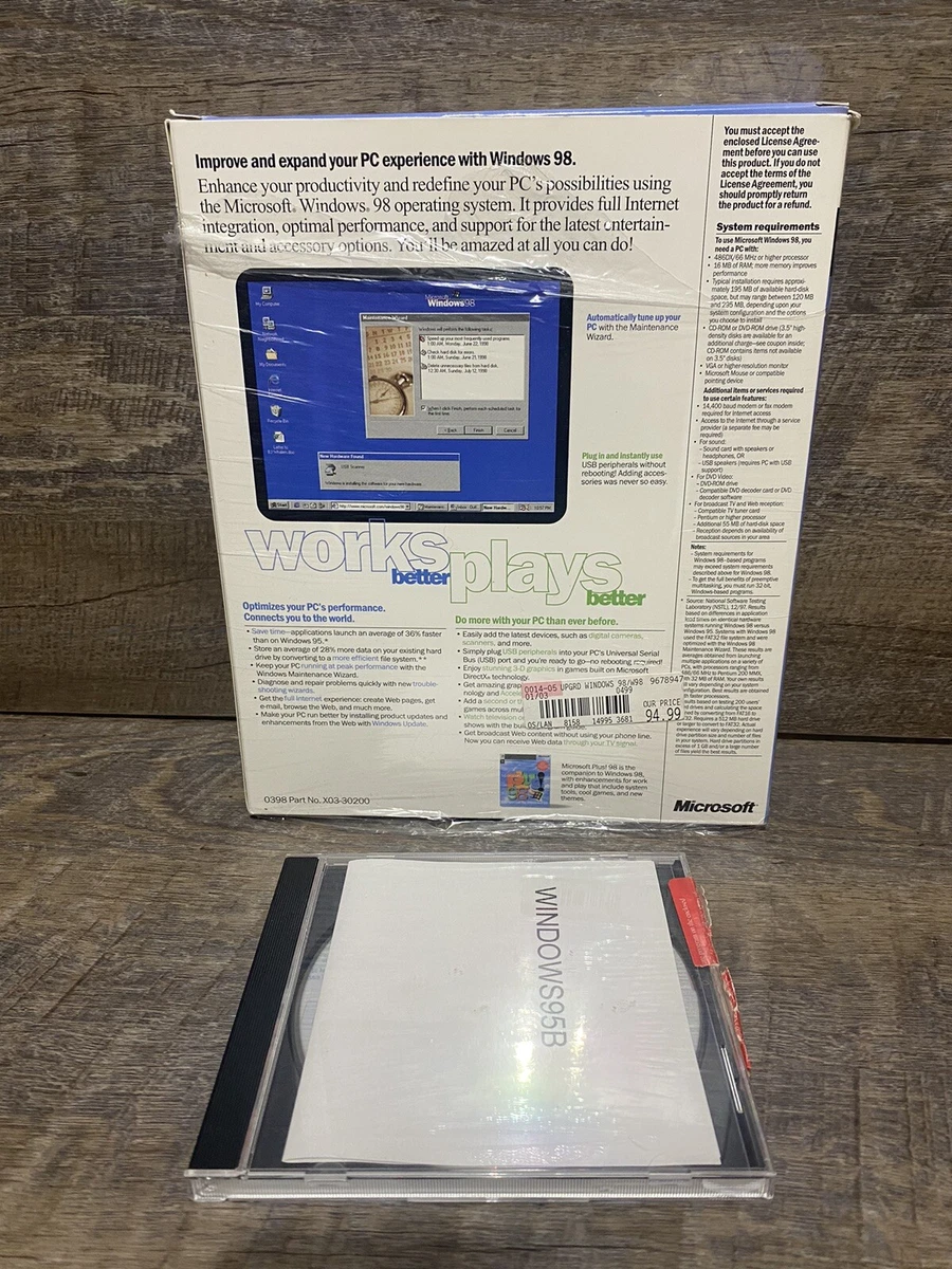 Microsoft Windows 98 Plus