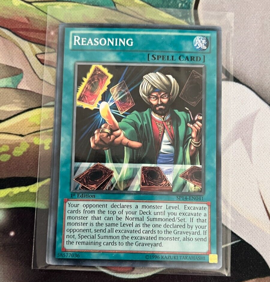 SP14-EN041 Reasoning - Starfoil - 1st Edition yugioh NM Near Mint | eBay