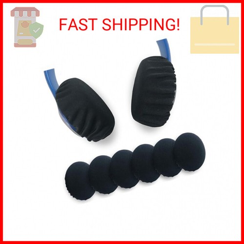 Xklmb 3 Pairs Stretchable Fabric Headphone Covers/Washable Sanitary Ear ...