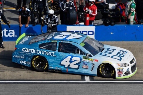 Kyle Larson #42 First Data 2017 (4Wins) Playoff Roof Name Rail Nascar ...