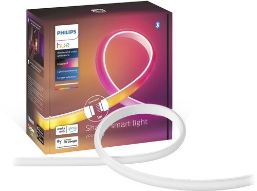 Philips - Hue Color & White Gradient Lightstrip Extension 40" Smart ...