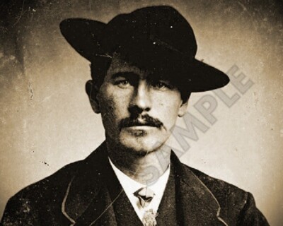 Portrait of Wyatt Earp Old West Lawman Gun Fighter Law Dog 8"x 10 ...