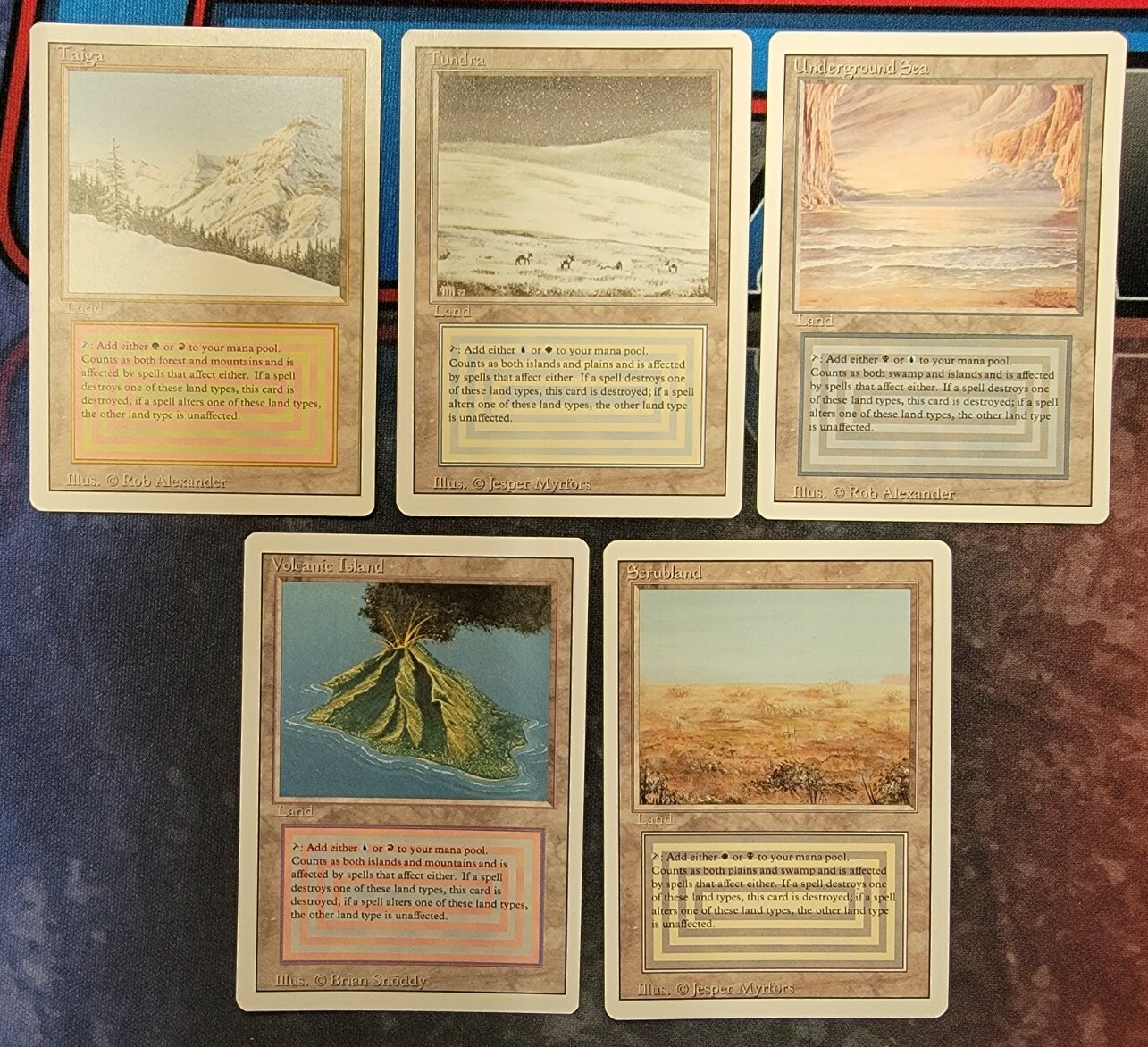 Revised Complete Set MTG Magic the Gathering 1994 Vintage Legacy Dual ...