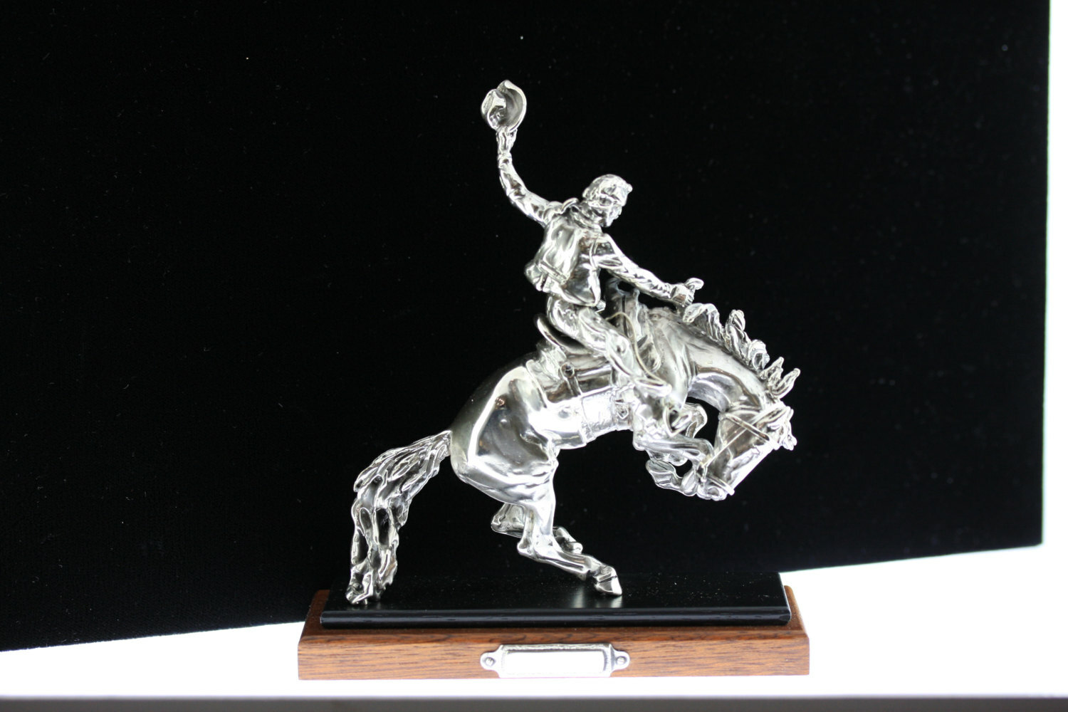 Sacchetti Miniature Sterling Silver Bucking Horse Figurine. | eBay
