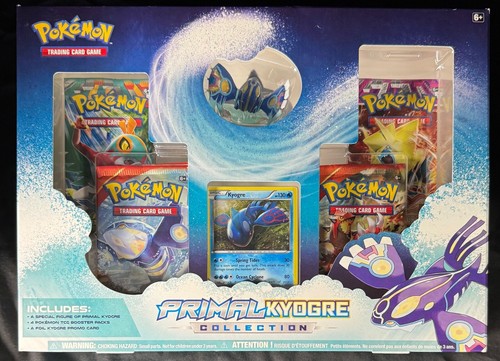POKEMON XY PRIMAL KYOGRE FIGURE Collection BOX 2015 SEALED w/ PHANTOM ...