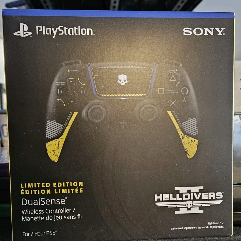 HELLDIVERS 2 Limited Edition PS5 DualSense Controller BRAND NEW Sealed ...