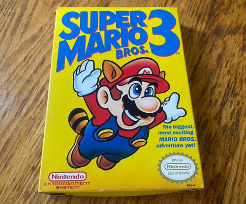 oval seal Super Mario Bros. 3 complete in box nintendo nes game | eBay