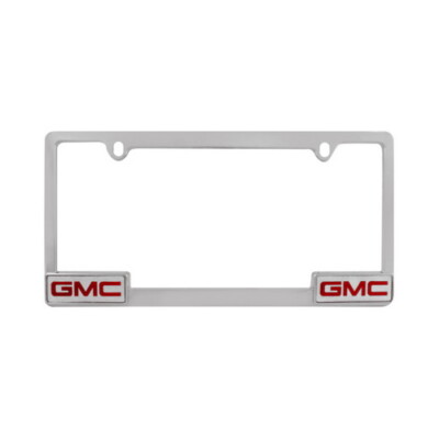 Official For GMC License Plate Frame Chrome Plated Fits USA Standard ...