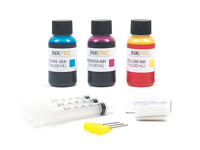 Hyrax Trading Prem. Tri-Color Ink Refill Kit for HP 60/61/62/63/64/65 ...