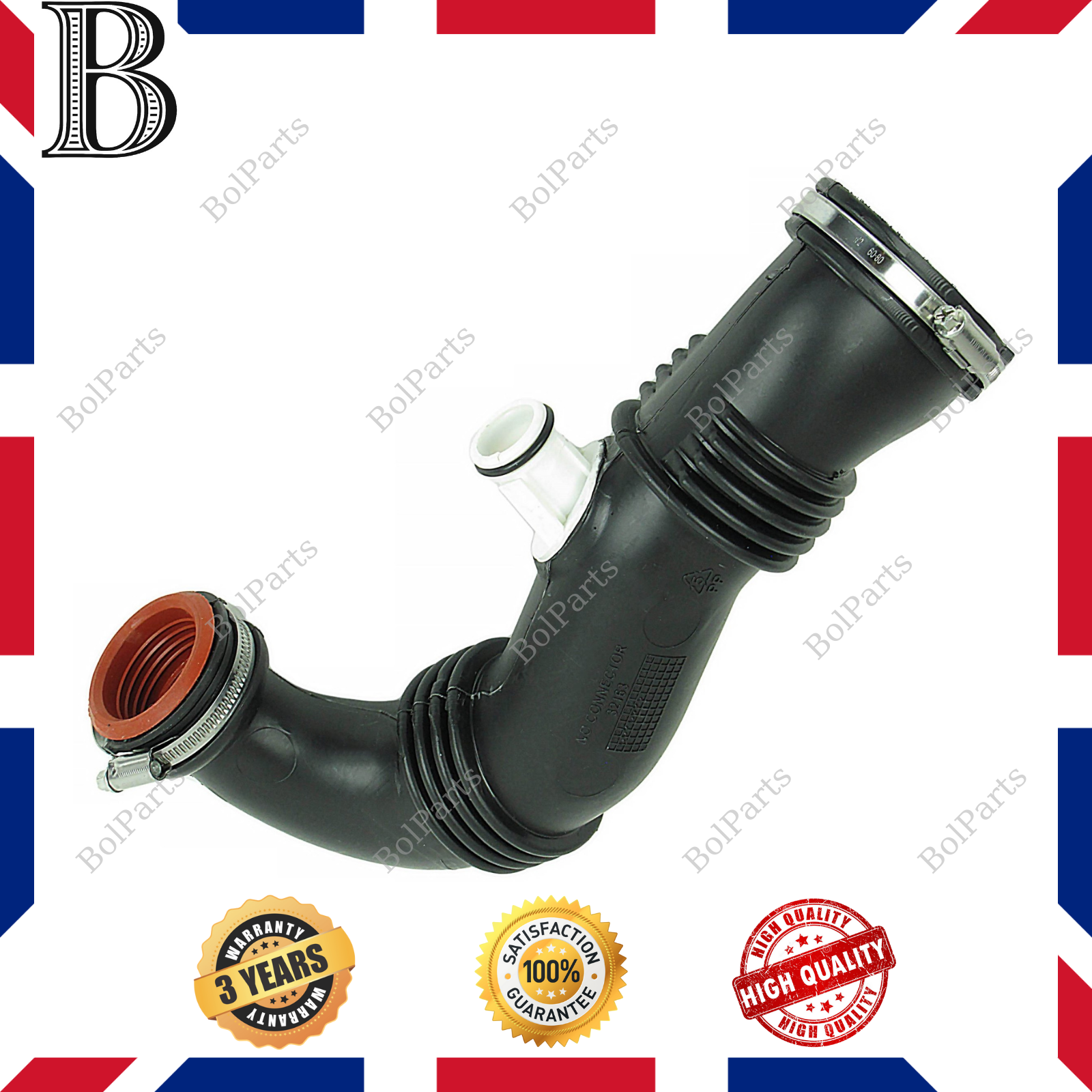 Turbo Intercooler Pipe Hose for Citroen Berlingo C2 C3 C4 C5 Jumpy 1434 ...