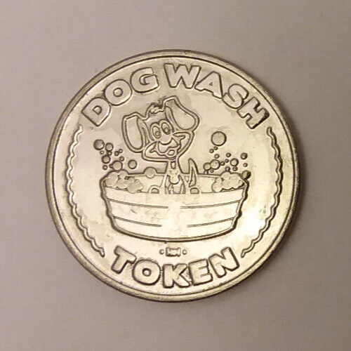 Dog Wash Coin Token 25mm | eBay