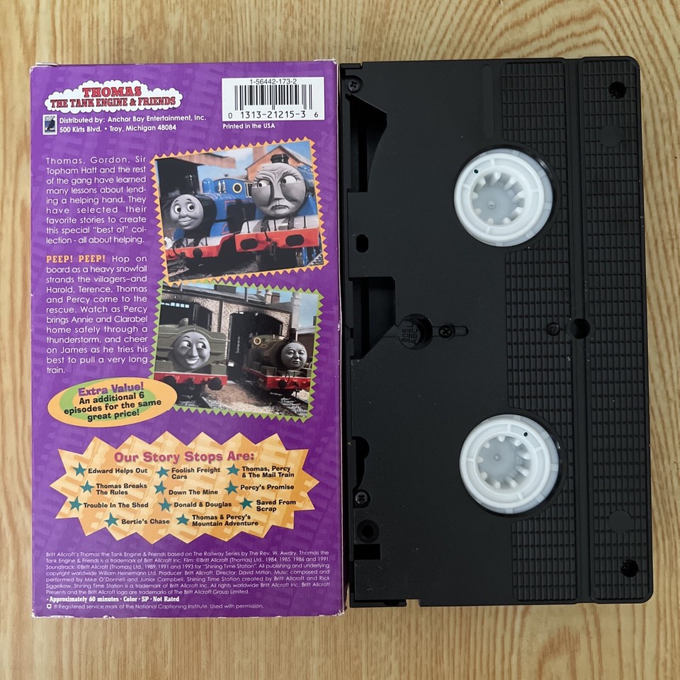 Thomas Friends - Thomas His Friends Help Out (VHS, 1996) 13132121536| eBay