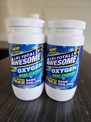 NEW! 2 Pack! LA's Totally Awesome Power Oxygen Base Cleaner Chlorine ...