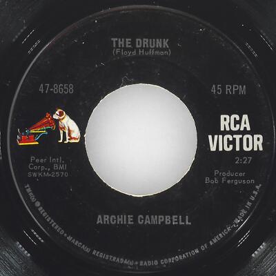 ARCHIE CAMPBELL Beeping Sleauty / The Drunk RCA VICTOR 47-8658 VG 45 7 ...