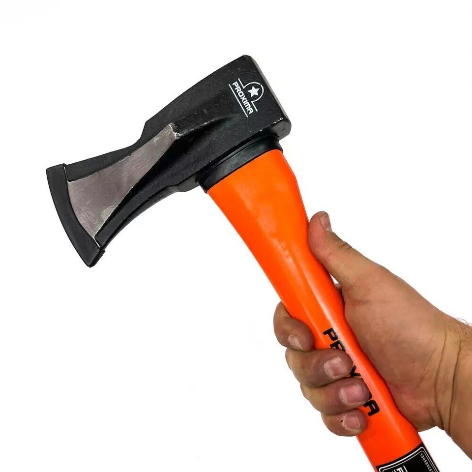 Proxima 4.5 lbs Wood Log Splitter Axe with 33 in Anti-Slip Handle ...