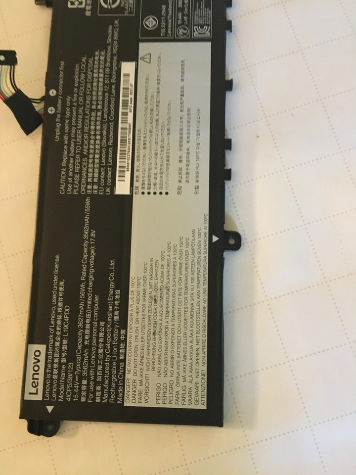 Genuine L19M4PDD L19D4PDD L19C4PDD Battery for Lenovo ThinkBook 13S 14s ...