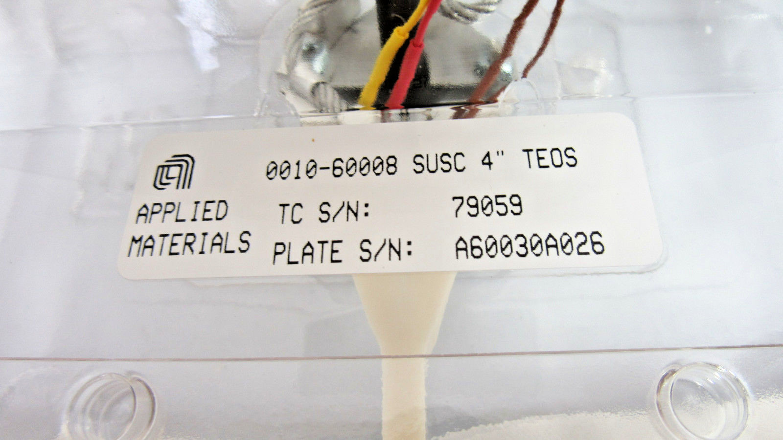 AMATAPPLIED MATERIALS 0010-60008 4" SUSCEPTOR PLATE FACTORY SEALED | eBay