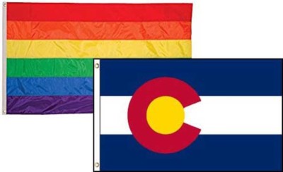 12x18 Gay Pride Rainbow & State Colorado Flag Wholesale Combo Pack 12 ...