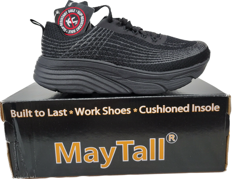 Shoes Women Work Slip Resistant Mesh Black Comfort Cushion Extended ...