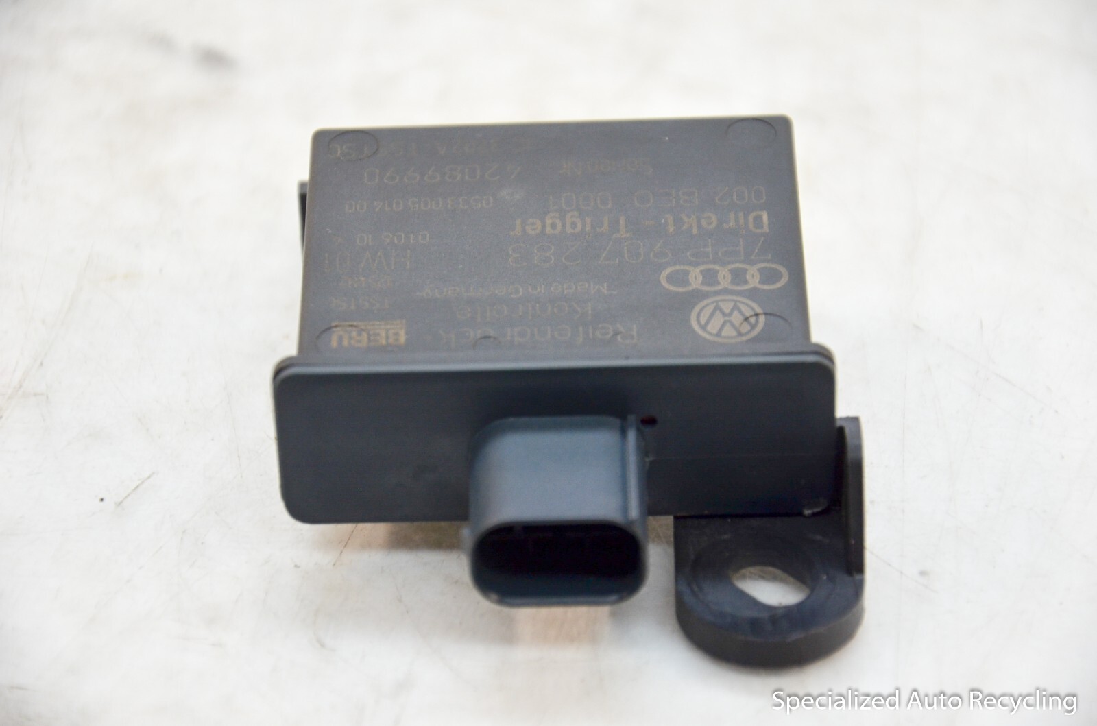 2011 PORSCHE PANAMERA TIRE PRESSURE CONTROL TRANSMITTER SENSOR 7PP 907 ...