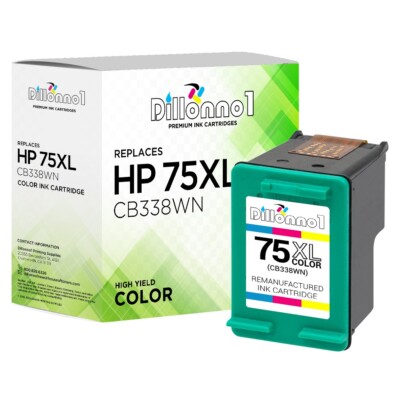 1PK Fits HP 75XL Color Ink Cartridge for Deskjet D4260 D4263 D4268 ...