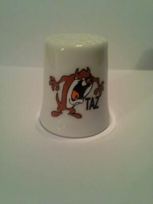 Tazmanian Devil TAZ Collectible Porcelain Thimble | eBay