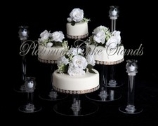 Platinumcakeware 4 Tier Cascade Wedding Cake Stand Style # 4a for sale ...
