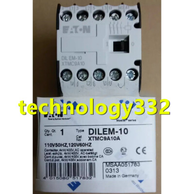 1PC NEW EATON MOELLER DILEM-10(110V50HZ,120V60HZ) Miniature contactor # ...