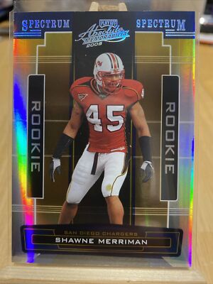 Shawne Merriman 2005 Donruss Absolute Memorabilia Spectrum Silver #152 ...