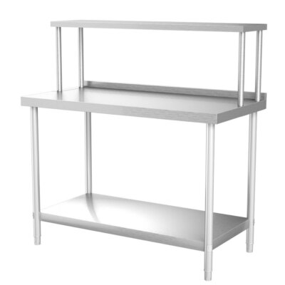 Stainless Steel Catering Table Work Bench Food Prep Kitchen Shelf ...