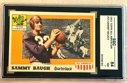 1955 Topps All American #20 Sammy Baugh SGC 7 NM | eBay