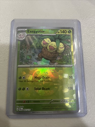 Exeggutor Masterball Holo 002/131 Prismatic Evolutions Pokemon TCG - NM ...