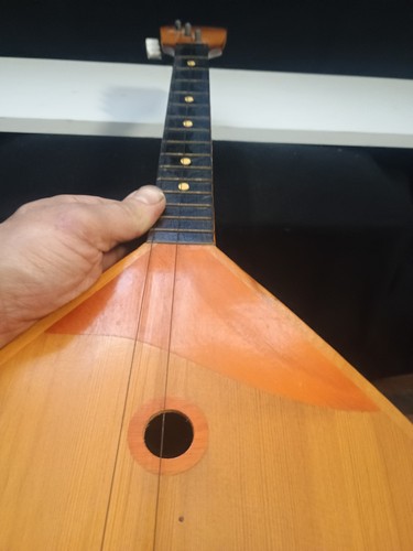 VTG Russian Balalaika Three String Musical Instrument Soviet era Made ...