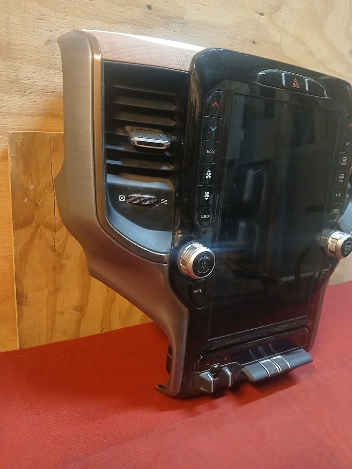 OEM 2019-2024 Dodge Ram Center Stack Assy. w/ 12" screen & brain | eBay