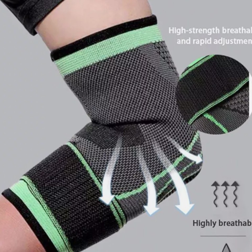 Adjustable Compression Bandage Elbow Knee Support Brace for Pain Relief ...