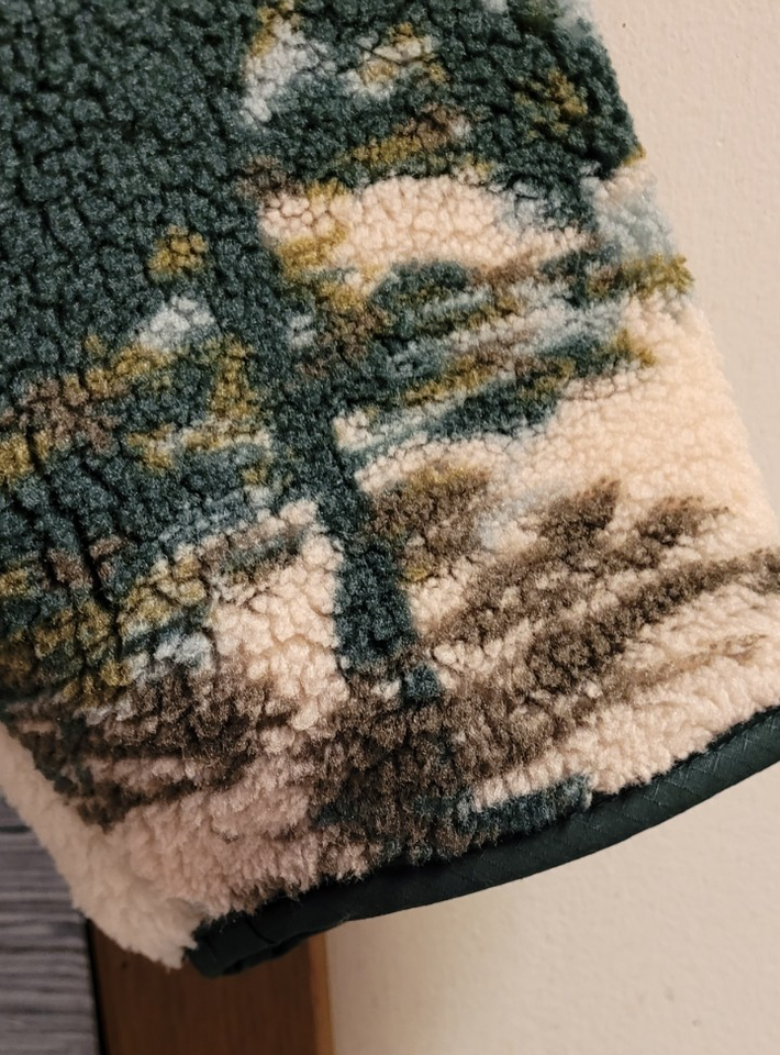 Woolrich x Target Tan Adult Printed Landscape Zip-Up Fleece Jacket ...