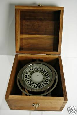 1890 Brass Shipwreck Compass from Great Lakes Steamer | eBay