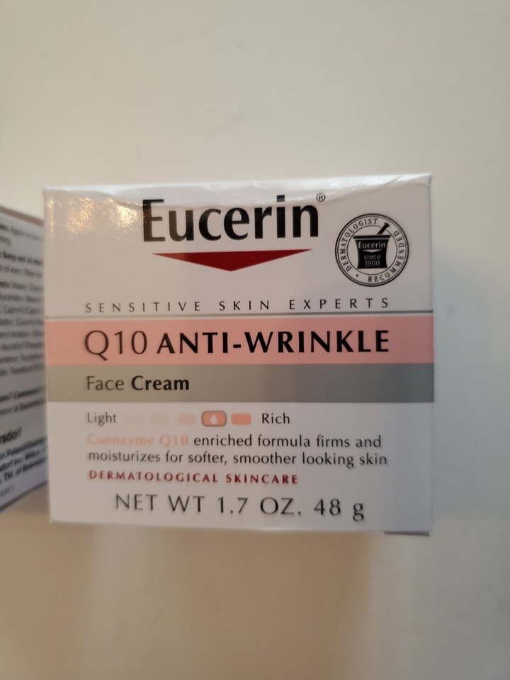 Eucerin Q10 Anti-Wrinkle Face Cream 1.7OZ./48g New In Box | eBay