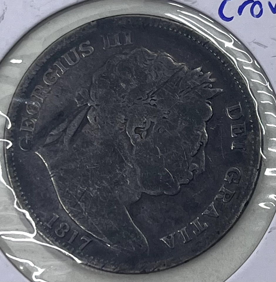 1817 Great Britain 1/2 Crown .925 Silver KM#667 | eBay