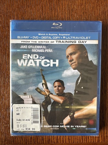 End of Watch (Blu-ray/DVD, 2013, 2-Disc Set, UltraViolet) 25192157844 ...