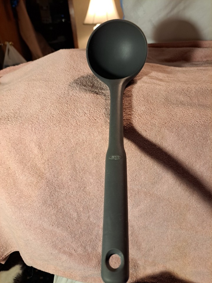 OXO Cooking Spoon Ladel Good Grips Gray 13" | eBay