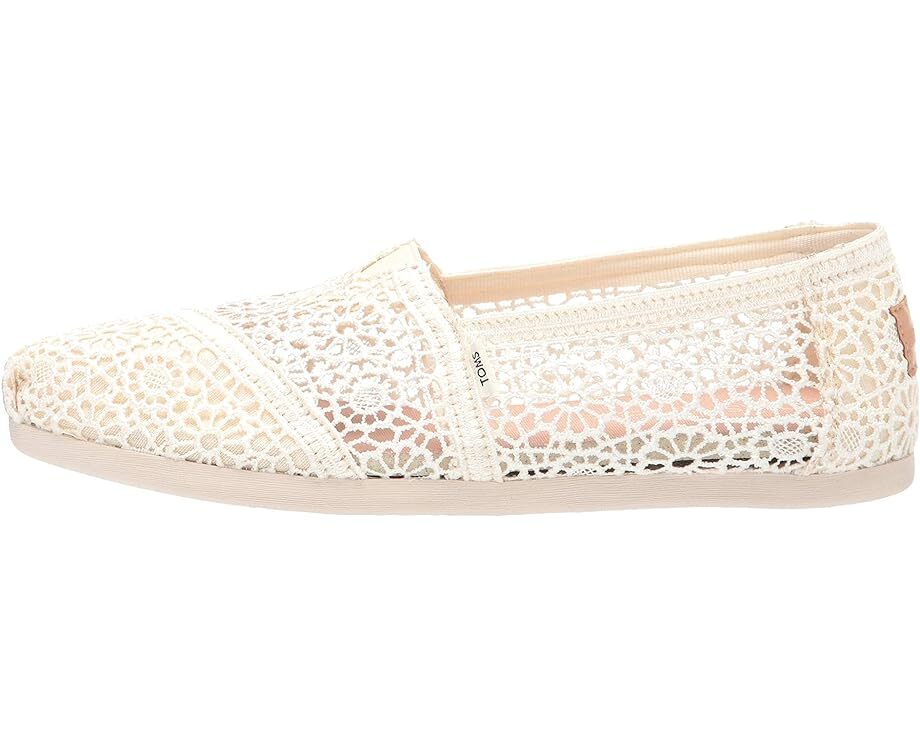 TOMS Women's Alpargata Moroccan Crochet Slip-On Shoes with Ortholite ...