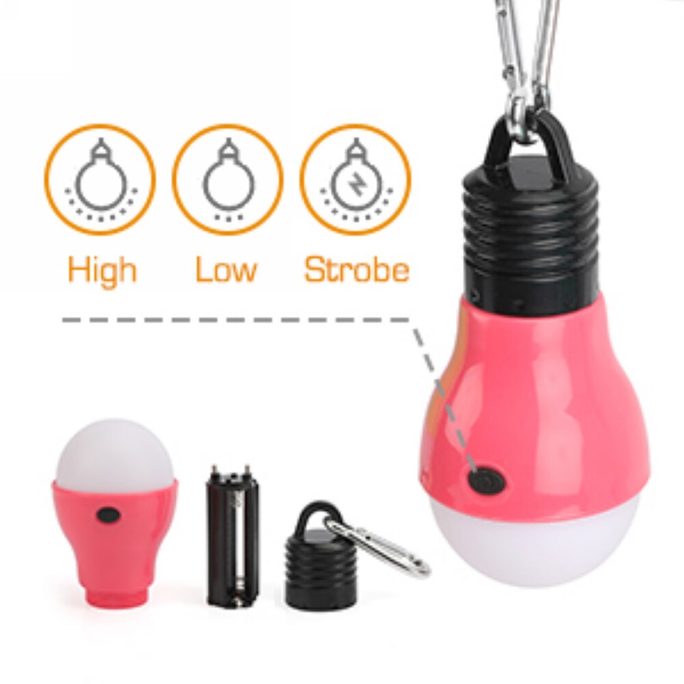EverBrite 3PCS Camping Lights 3 Lighting Mode Portable LED Bulbs 3 AAA ...