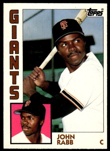 1984 Topps Tiffany John Rabb Rookie San Francisco Giants #228 | eBay