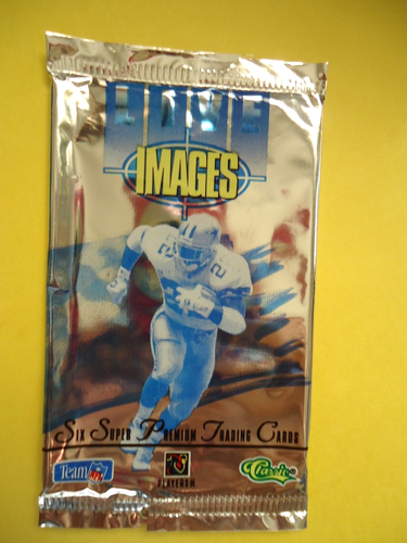 1995 Live Images Classic Football card wrapper - Emmitt Smith - Dallas ...