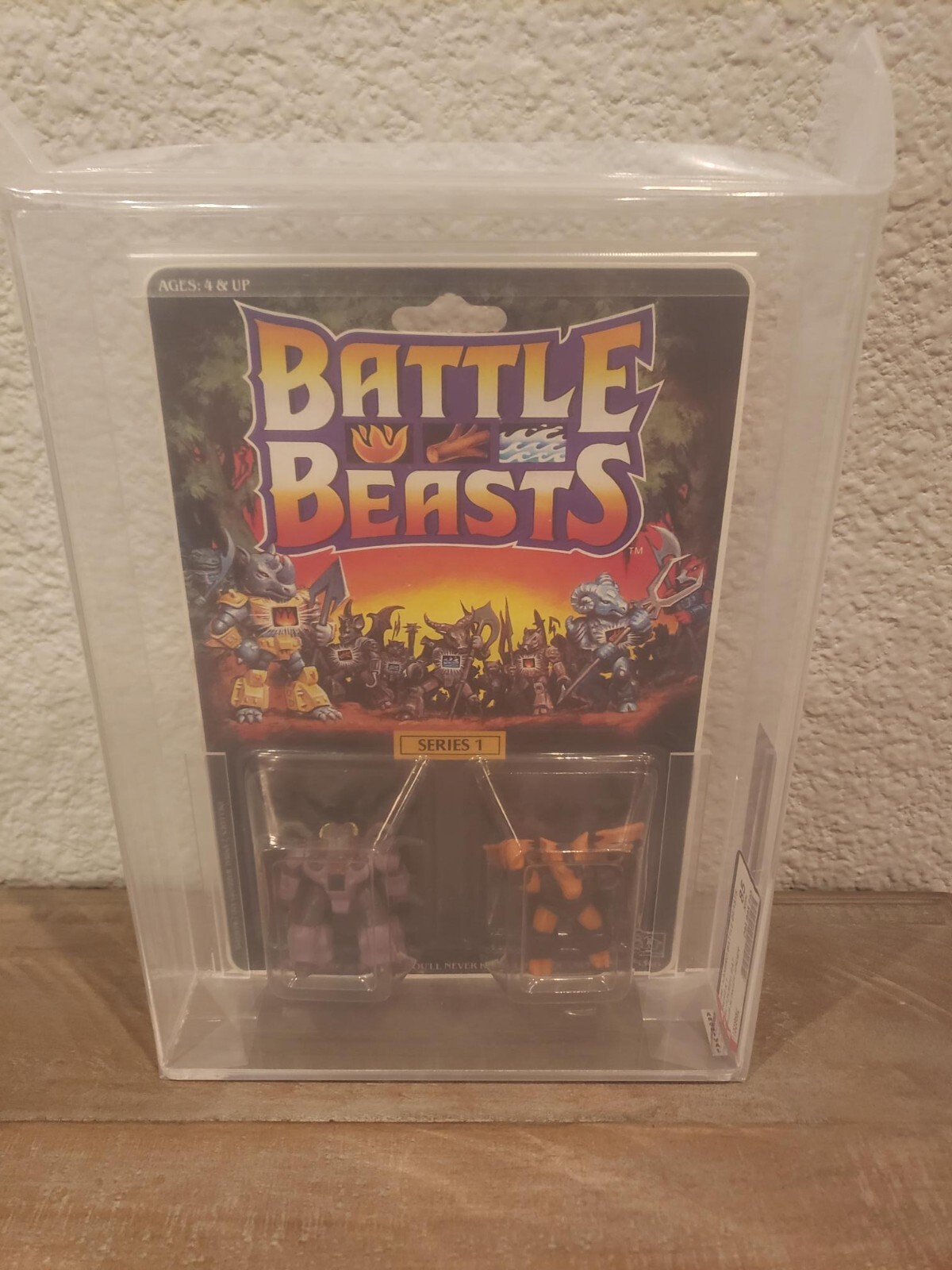 1987 BATTLE BEASTS Blitzkrieg Bat Web Slinger Spider AFA 85 RARE SERIES ...