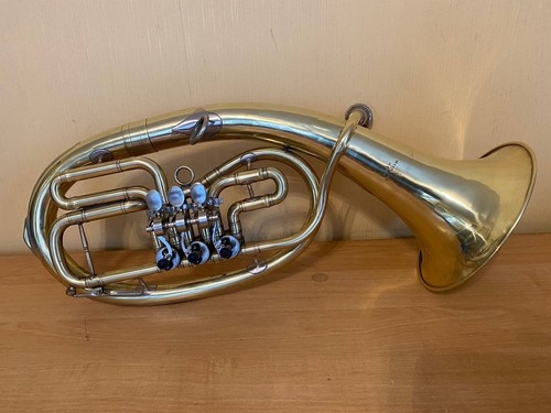 Alto Wind Brass Alt Horn Musical Instrument USSR Soviet Old 3 Valve ...