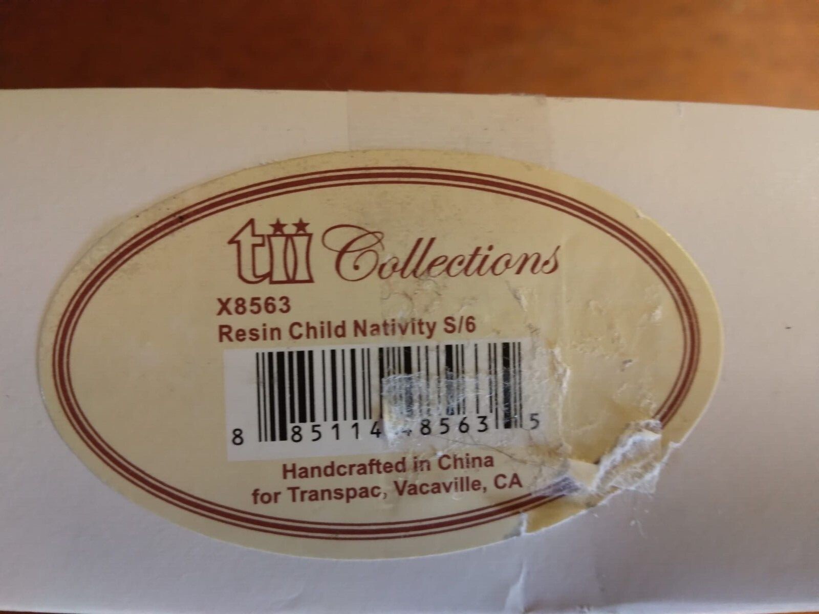 tii Collections Ceramic resin Children's Holy Family Nativity Set ~ 6 ...