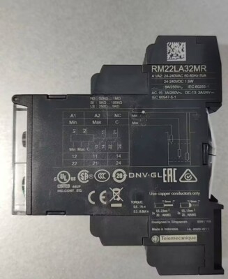 SCHNEIDER RM22LA32MR LEVEL CONTROL RELAY NEW IN BOX ship via DHL/UPS ...