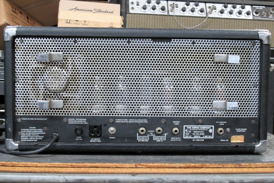Vintage Ampeg SVT 1970's Curved Line 300W Tube Bass Amp Head | eBay
